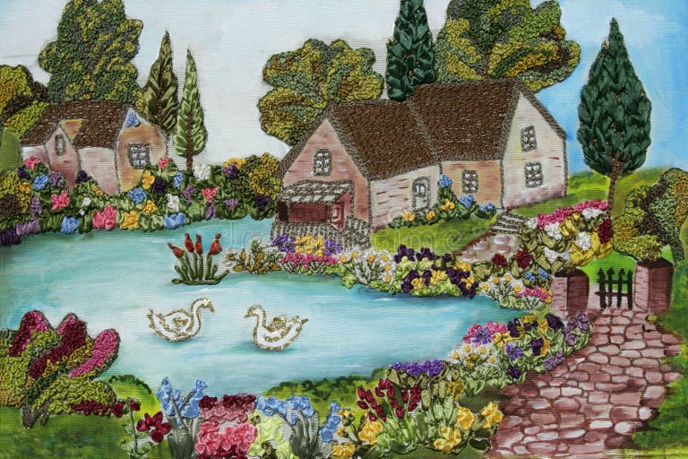 Vintage Duck Embroidery Design Stock Photos - Free & Royalty-Free Stock ...