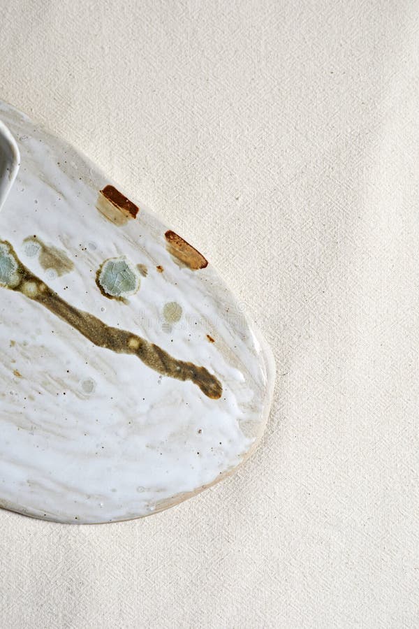 Handmade Empty Craft Ceramic Stock Photo - Image of background ...