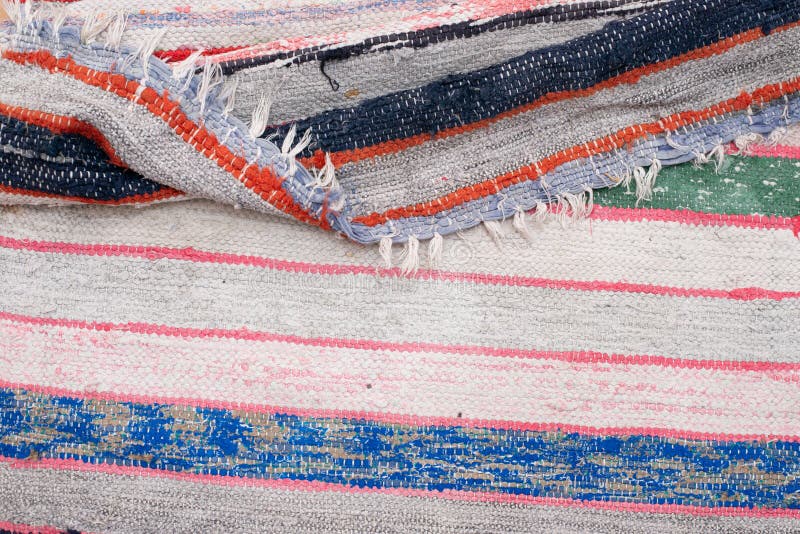 Handmade Fabric in Ethnic Rustic Country Style. Stock Photo - Image of ...