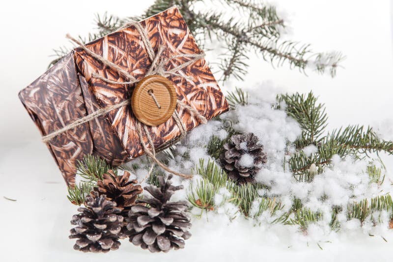 Handmade Gift Boxes for Christmas Celebration Stock Photo - Image of ...