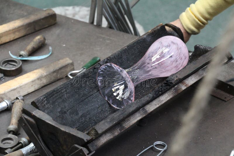 Handmade Glassware stock photo. Image of handmade, workshop - 124911194