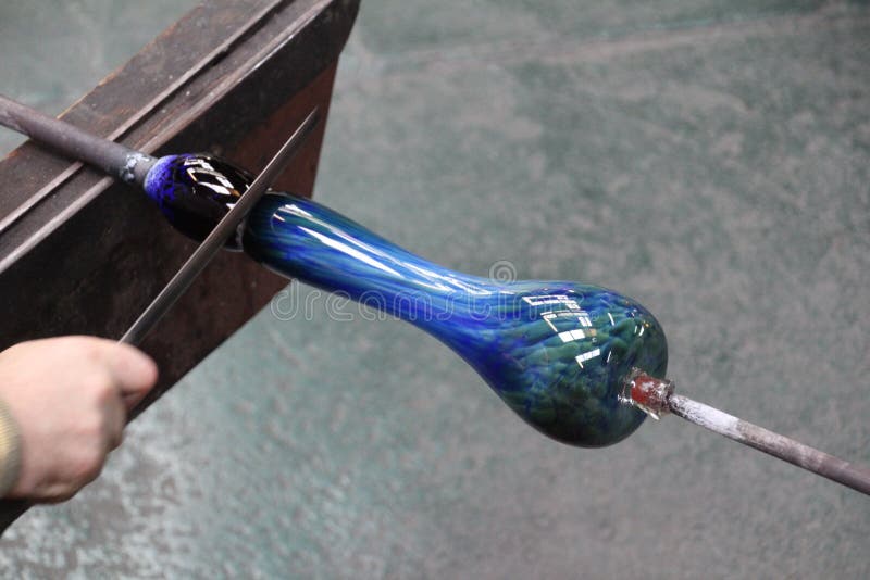 Handmade Glassware stock photo. Image of workshop, glasswork - 124911422