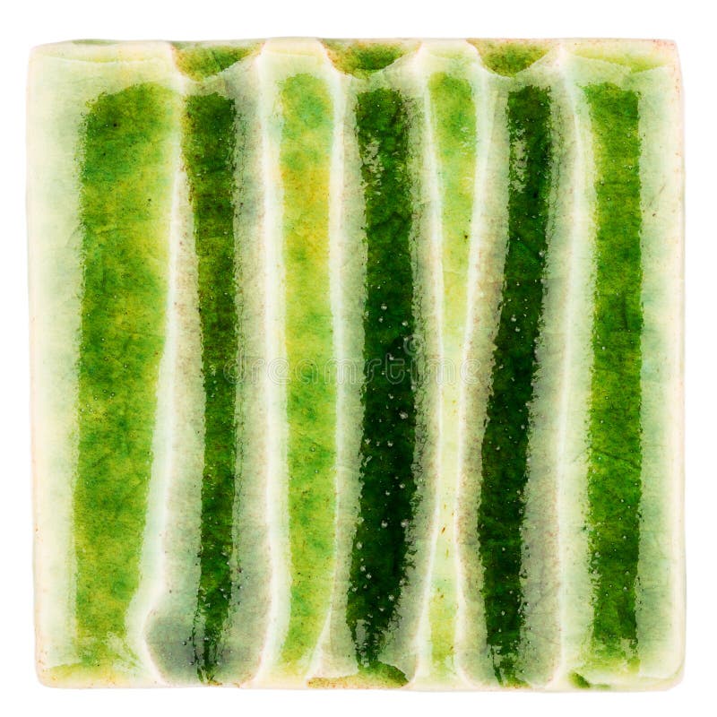Handmade Glazed Ceramic Tile Stock Photo - Image of pastel, handmade ...