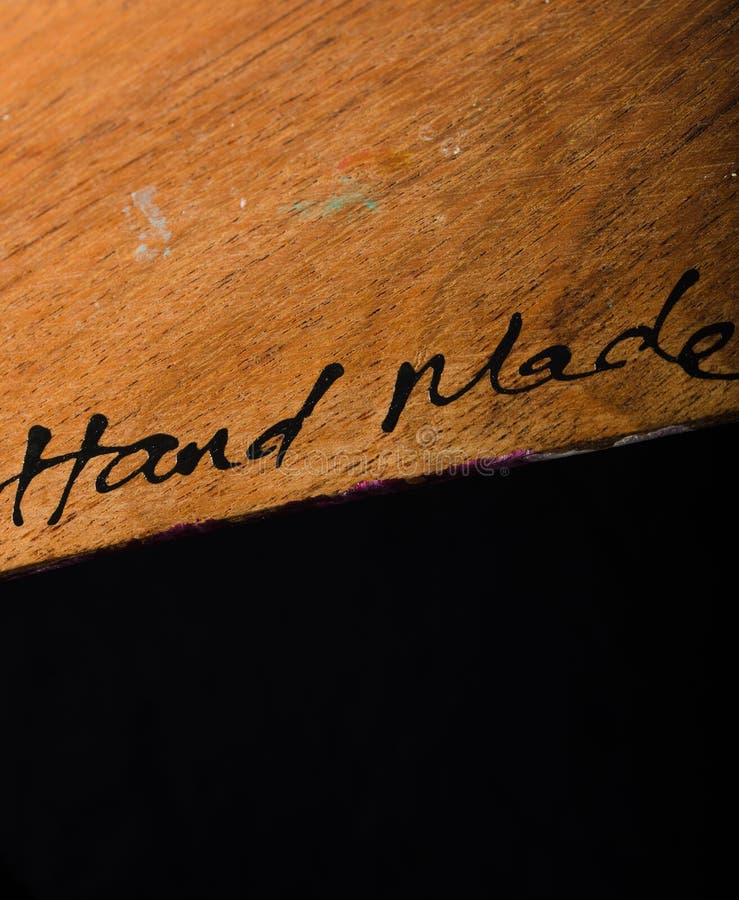 Handmade stock photo. Image of design, message, font - 64370426