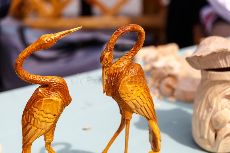 Handmade Hay and Flax Products at the Fair of Folk Stock Image - Image ...