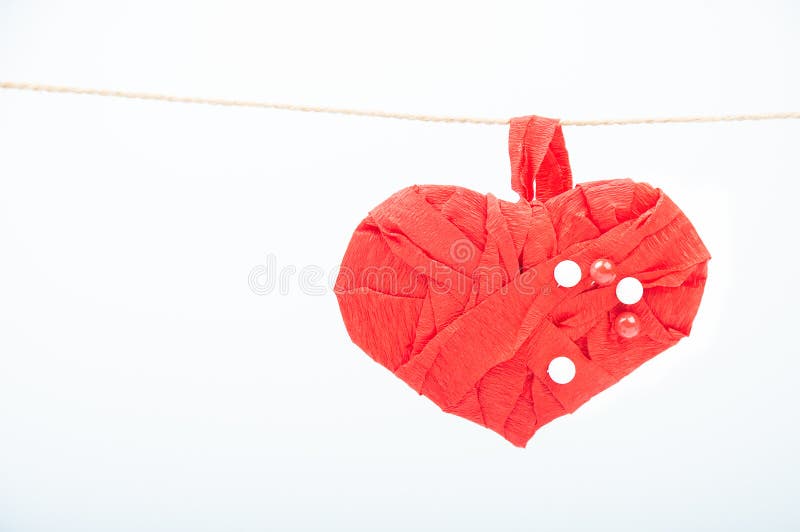Handmade heart stock photo. Image of craft, celebration - 50032652