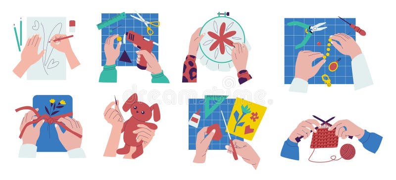 Creative Workshop. Cartoon Children Drawing and Painting Workshop, Kids ...