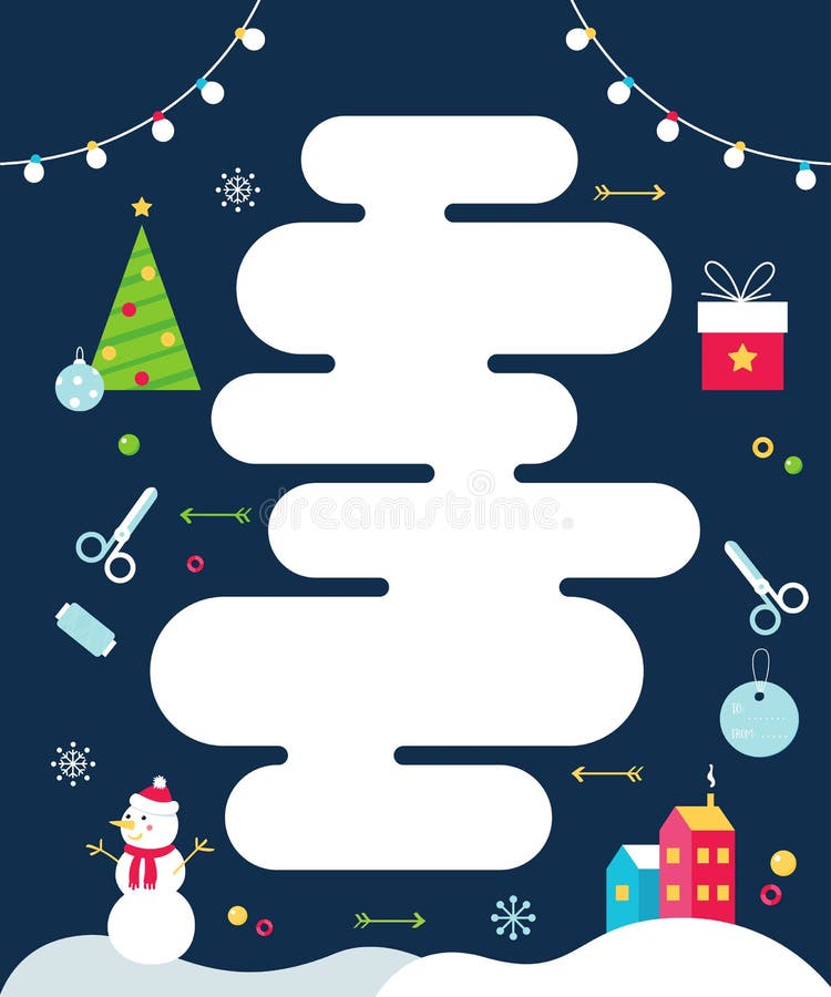 Handmade Holidays Craft Workshop Flyer or Poster. Vector Design Stock ...