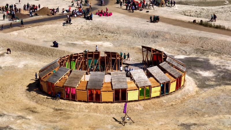 Handmade House with Colored Windows Stock Footage - Video of scouts ...