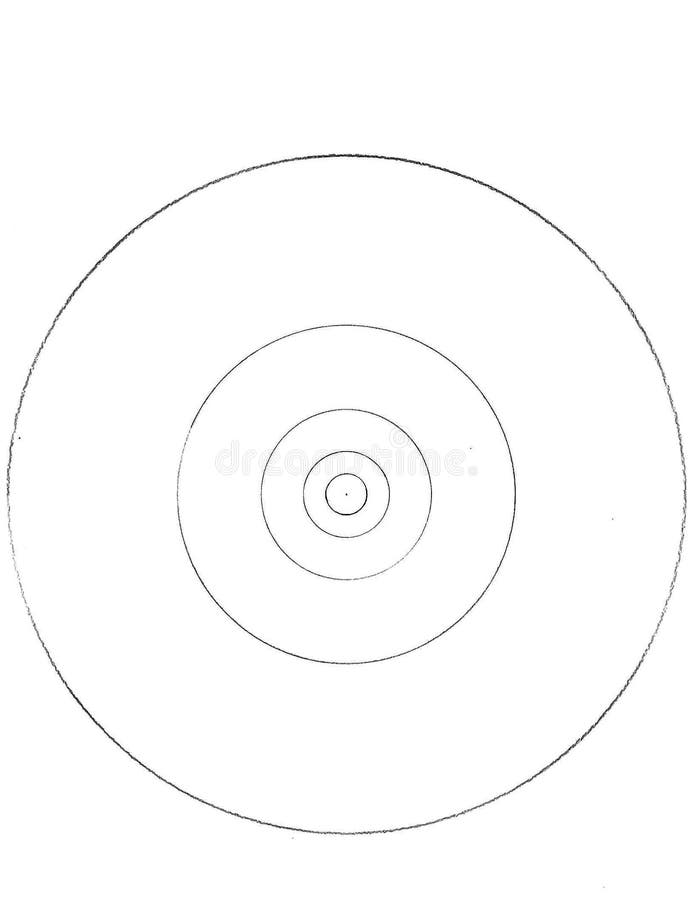 Circles Made of Circles and Ellipses Stock Illustration - Illustration ...