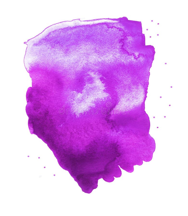 Massive Splash of Purple Watercolor Stock Illustration - Illustration ...