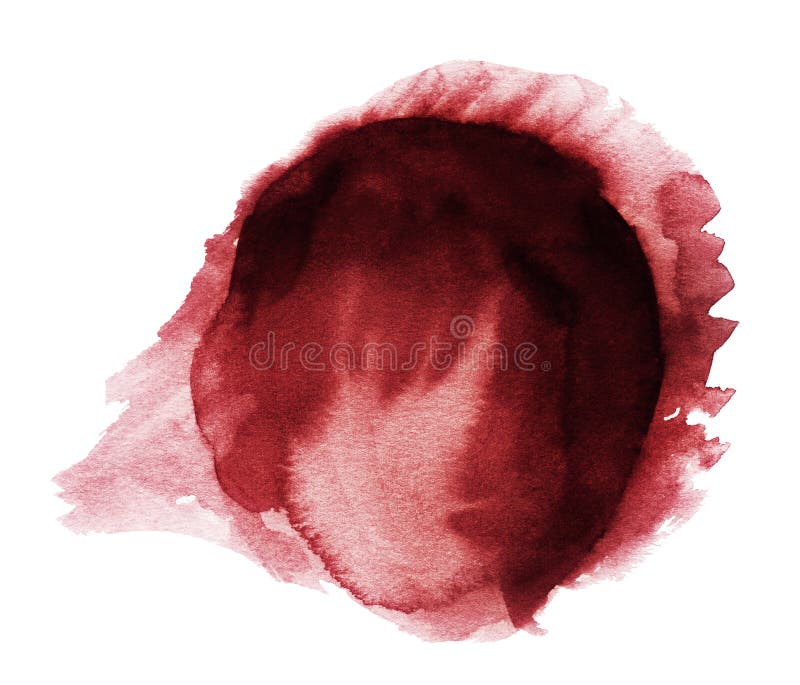 Massive Splatter of Dark Red Watercolor Stock Illustration ...