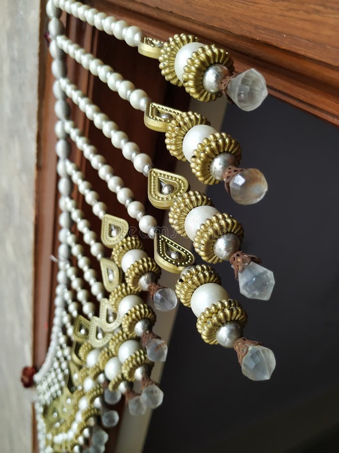 Handmade Indian Decorative Door Hanging Toran in Front of the Door ...