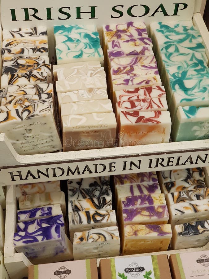 Handmade Irish soap editorial photo. Image of colours - 132780806