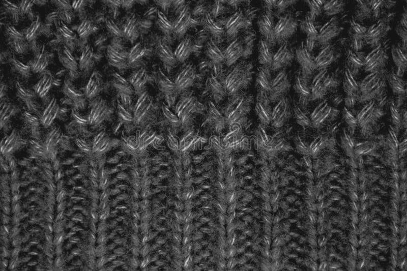 Handmade Knit Material with Detail Woven Threads. Stock Photo - Image ...