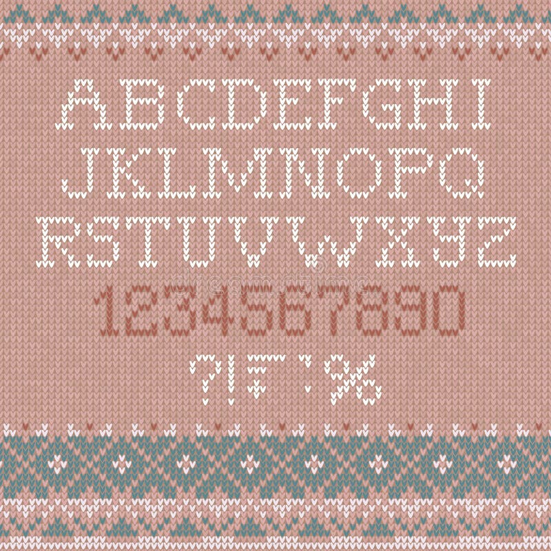 Knit Numbers Stock Illustrations – 194 Knit Numbers Stock Illustrations ...