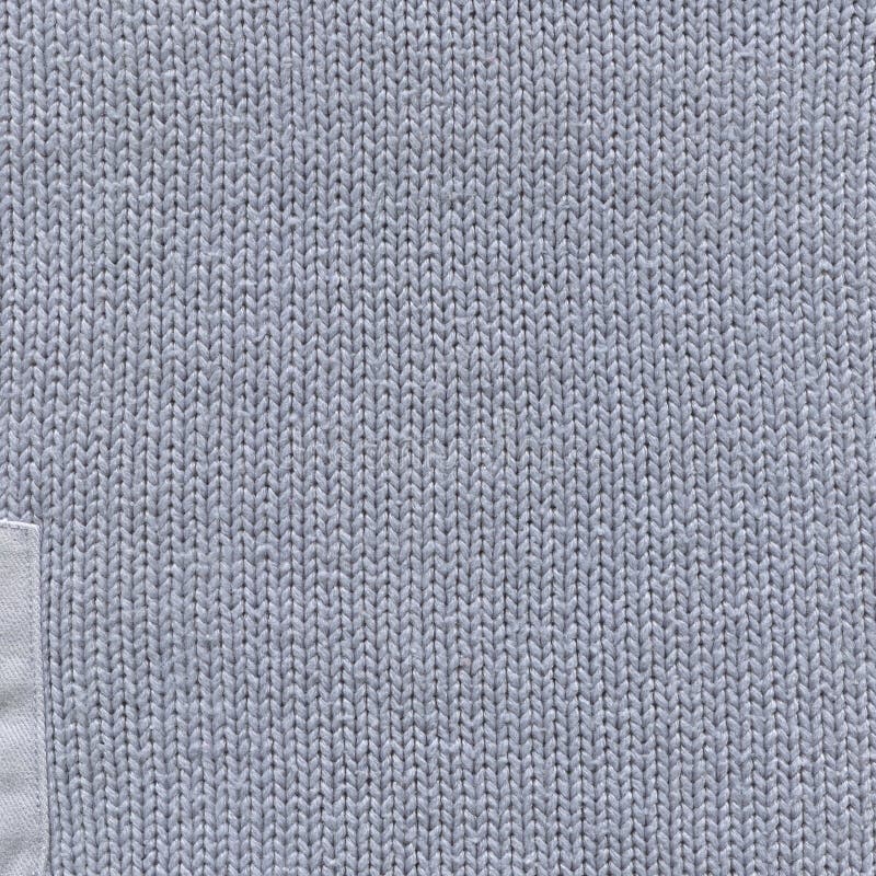 Handmade Knitted Fabric Blue Wool Background Texture Stock Image ...