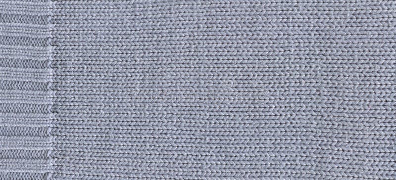 Handmade Knitted Fabric Grey Wool Background Texture Stock Photo ...
