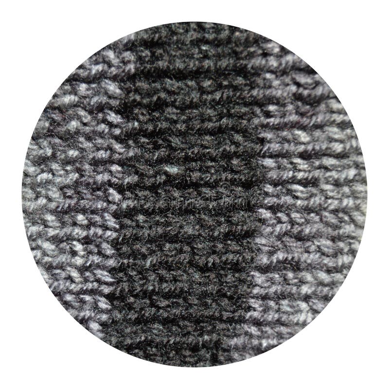 Handmade Knitted Fabric Grey Wool Background Texture Stock Image ...