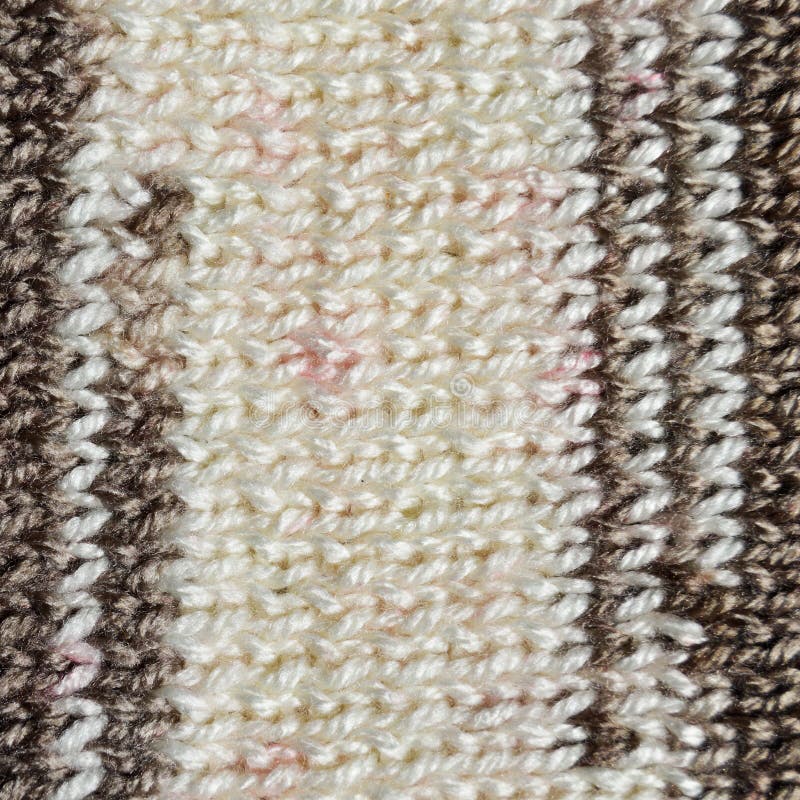 Handmade Knitted Fabric Grey Wool Background Texture Stock Image ...