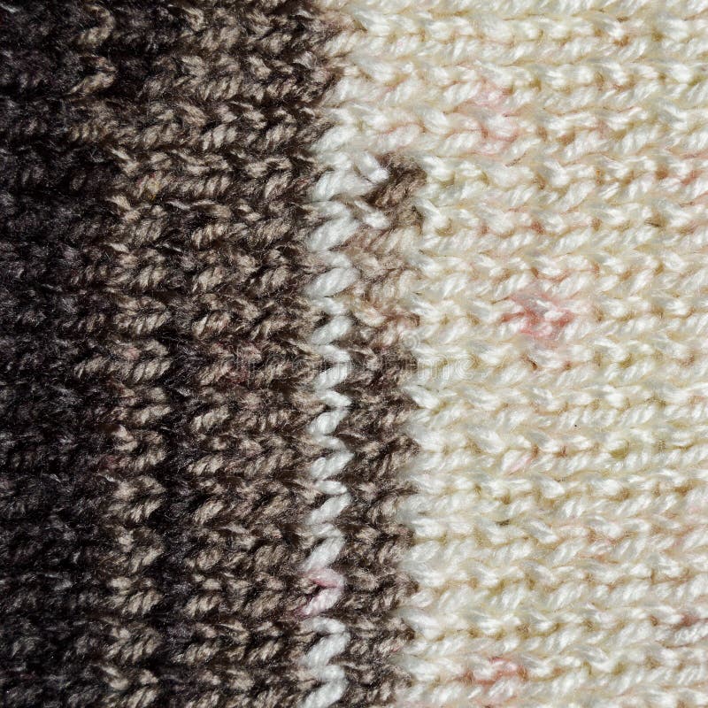 Handmade Knitted Fabric Grey Wool Background Texture Stock Image ...