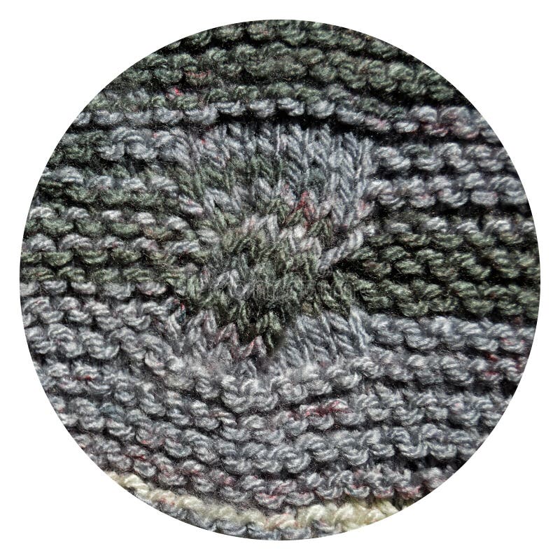 Handmade Knitted Fabric Grey Wool Background Texture Stock Image ...