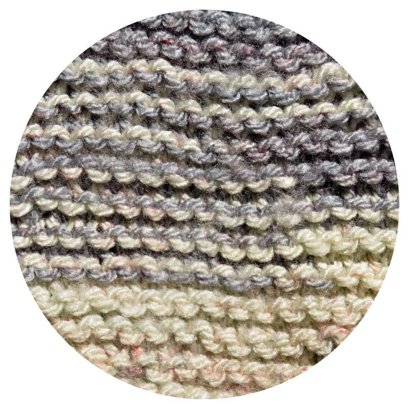 Handmade Knitted Fabric Grey Wool Background Texture Stock Image ...