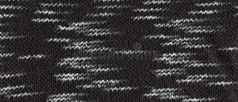 Handmade Knitted Fabric Grey Wool Background Texture Stock Illustration ...