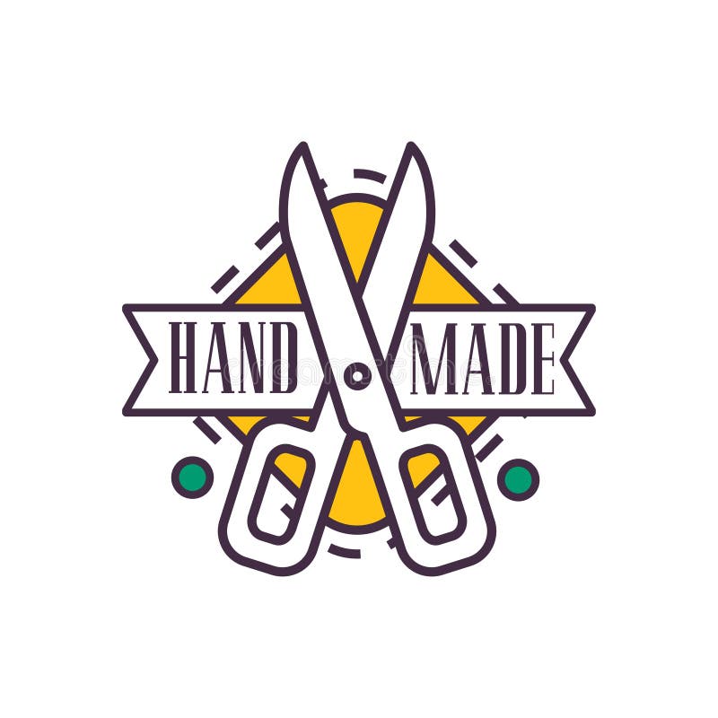 Handicraft logo stock illustration. Illustration of concept - 26353567