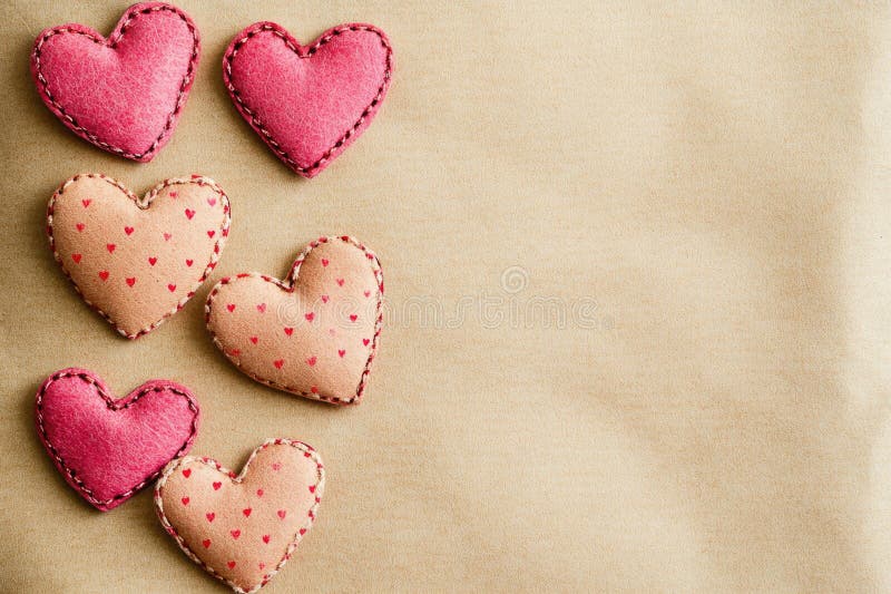 A Handmade Love Letter with Space for Text Stock Illustration ...