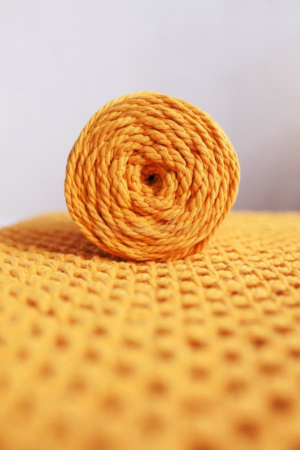 Handmade Macrame Braiding and Cotton Threads on Ornate Background ...