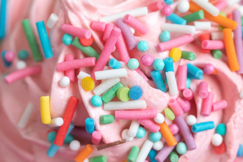 Handmade Marshmallows with Various Decorative Topping Closeup Stock ...