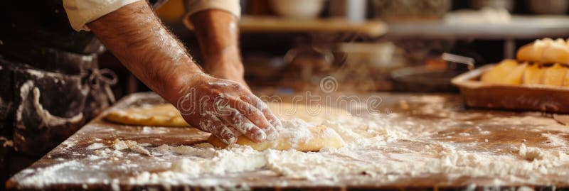 Handmade Matzah Bread Being Prepared in a Kitchen, Showcasing the ...