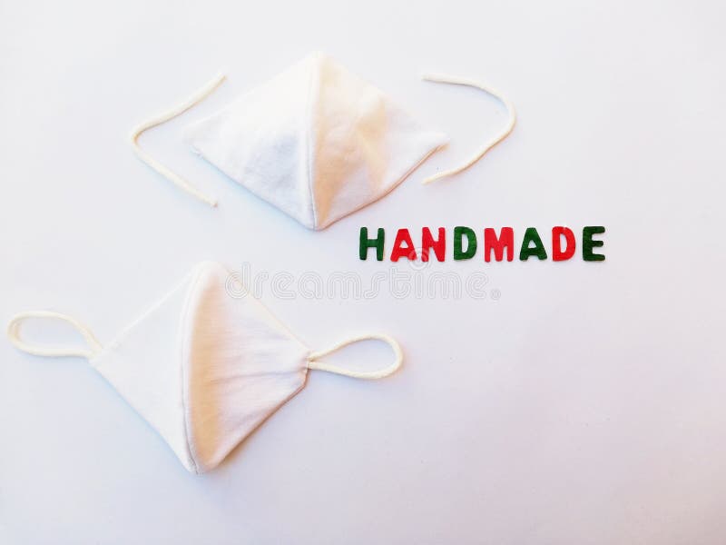 Handmade medical masks stock image. Image of surgical - 187362177