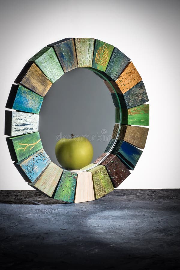 Reflection of Green Tree on Skyscrapers Glass Facade Stock Image ...