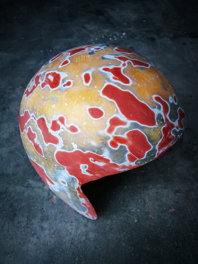 Handmade Motorcycle Helmets. Stock Image - Image of creative, artwork ...