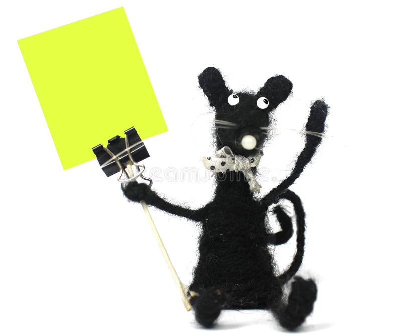 Handmade mouse pointer stock image. Image of isolation - 24808489