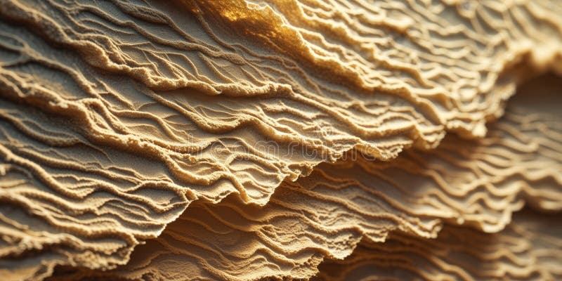 Handmade Natural Fiber Paper with Textured Surface Stock Image - Image ...