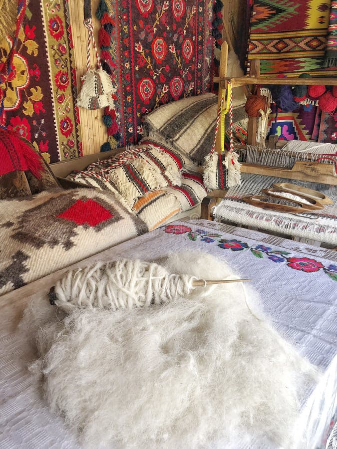 Handmade Natural Rope for Carpet Loom Stock Image - Image of sewing ...