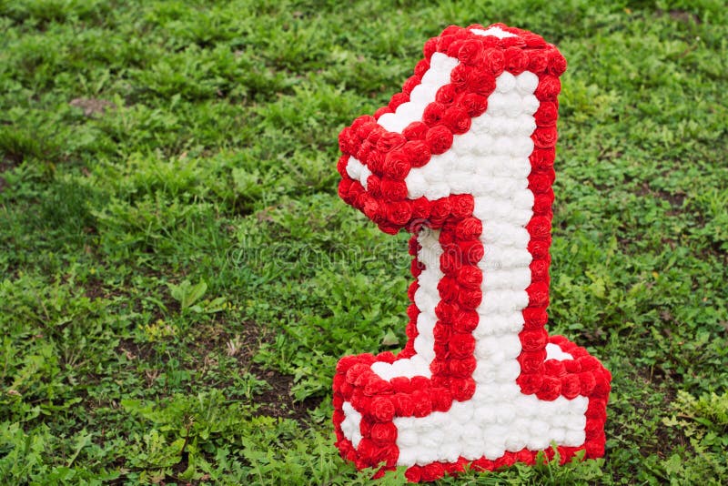 Decorative number one stock image. Image of jubilee, celebration - 60219629