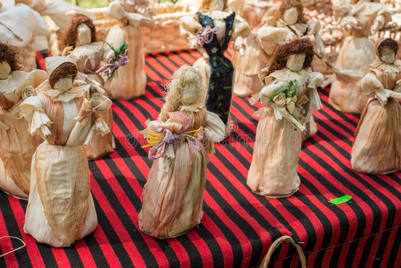 Handmade Objects Made from Corn Leaves Editorial Stock Image - Image of ...