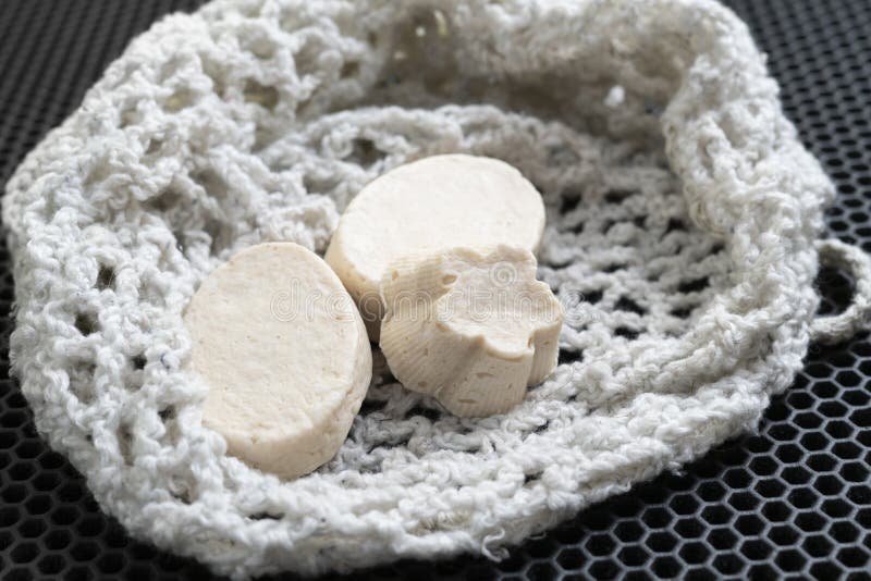 A Handmade Organic Hygiene Foam Soap Piece Healthy Skin Concept Top