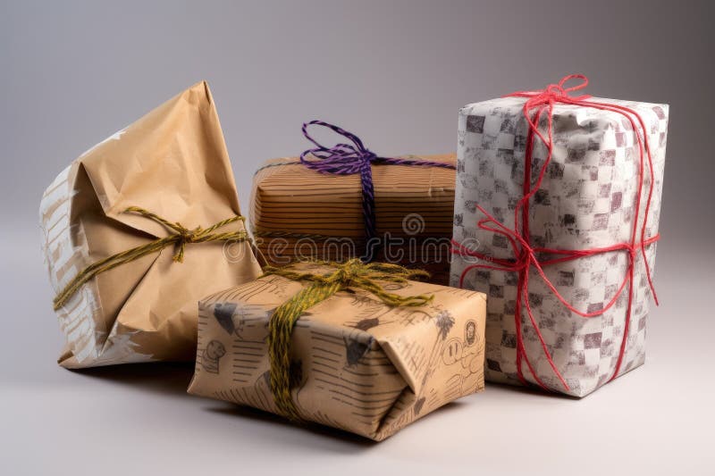 Handmade Packaging Made from Recycled or Upcycled Materials Stock ...