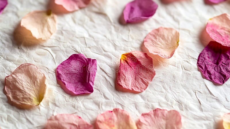 Handmade Paper with Embedded Petals Handmade Paper Featuring Embedded ...