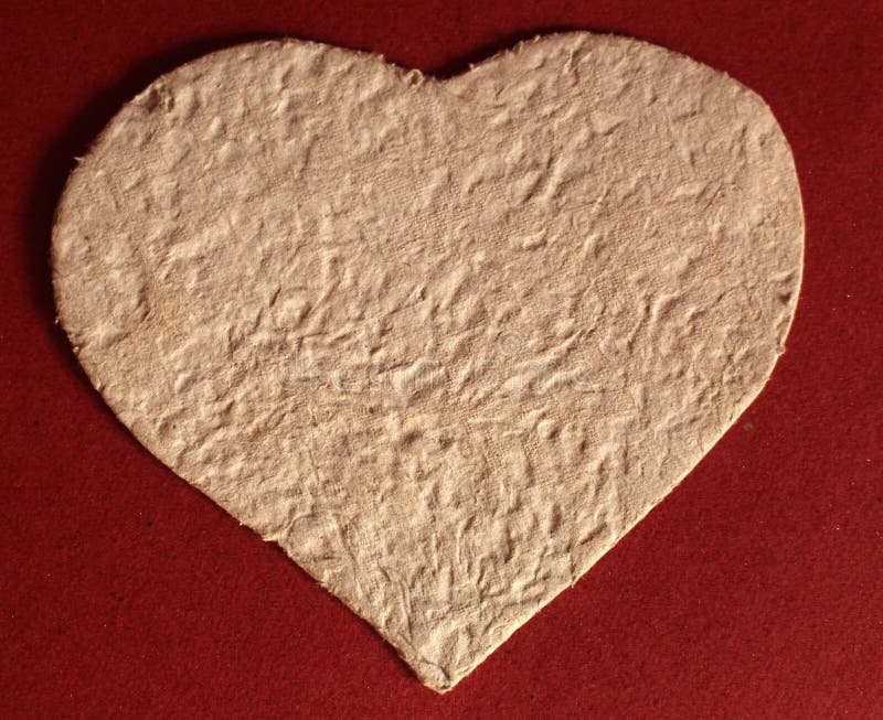 Handmade Paper heart stock image. Image of objects, postcard - 37656109