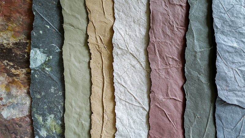 Handmade Paper with Natural Patterns Handmade Paper Featuring Natural ...