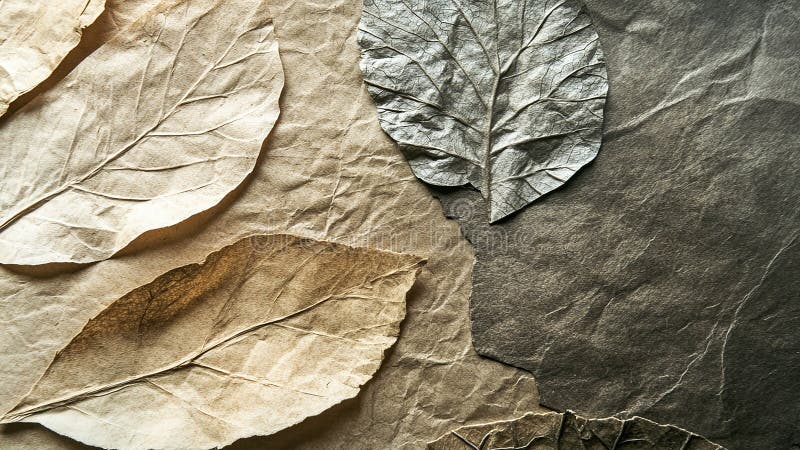 Handmade Paper with Natural Patterns Handmade Paper Featuring Natural ...