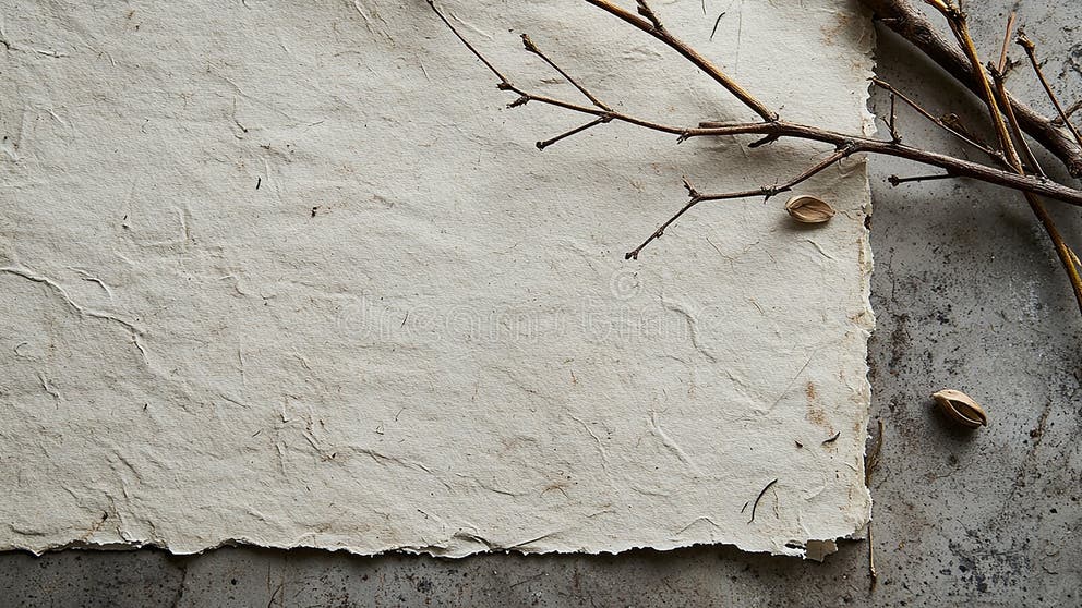 Handmade Paper with Rustic Inclusions Handmade Paper Featuring Rustic ...