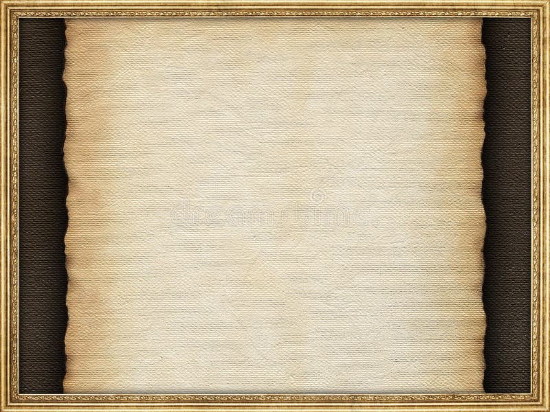 Handmade Paper Sheet and Picture Frame Stock Photo - Image of ancient ...