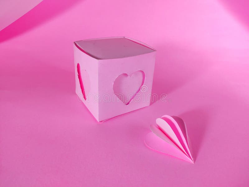 Handmade Paper Valentines Day Gift Box.handmade Paper Valentines Day ...